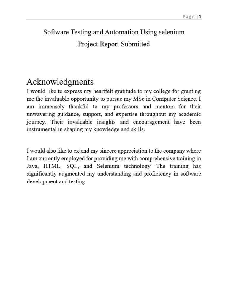 Software Testing and Automation Using Selenium | Download Free PDF ...