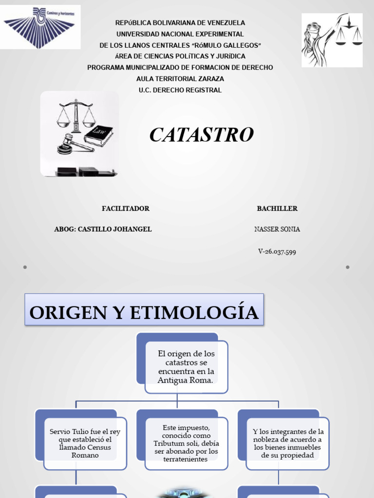 Historia y Función del Catastro en Venezuela | PDF