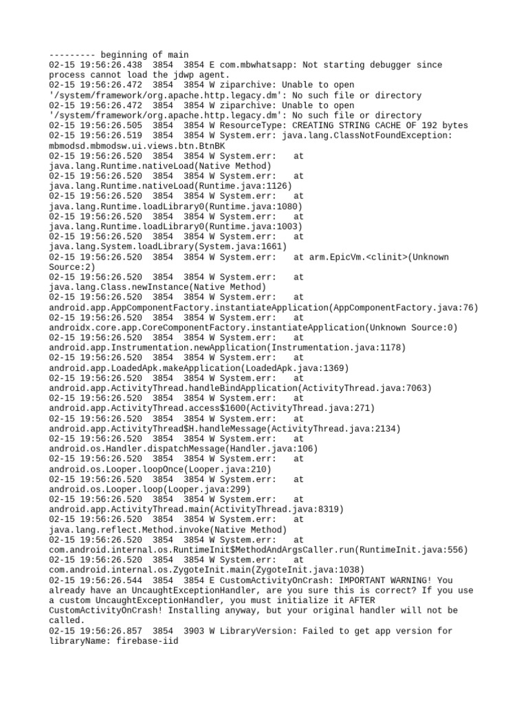 Logcat | Download Free PDF | Java (Programming Language) | Android ...