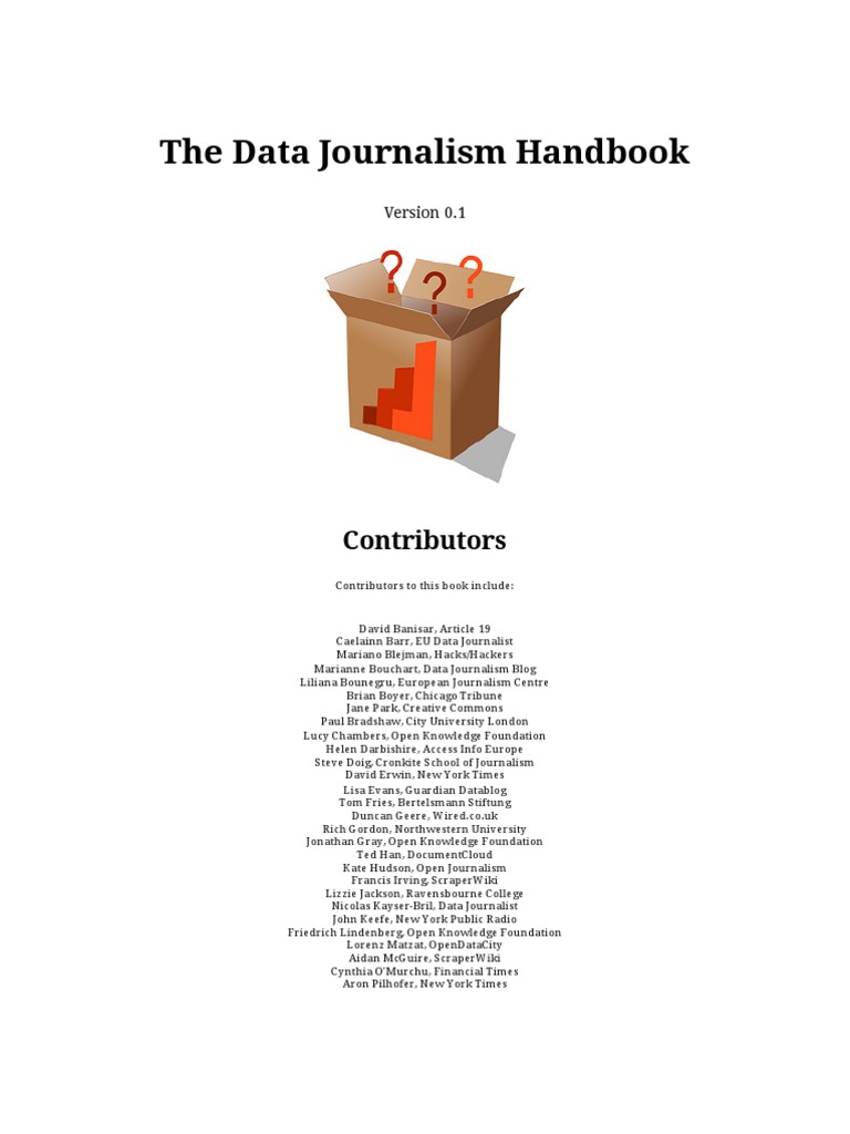 The Data Journalism Handbook v0.1 | PDF | Visualization (Graphics ... The Data Journalism Handbook v0.1 | PDF | Visualization (Graphics ...