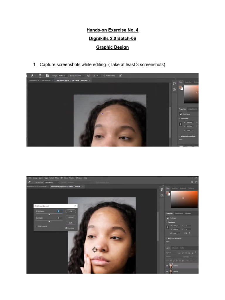 Graphic Design Exercise 4 Batch 6 | PDF