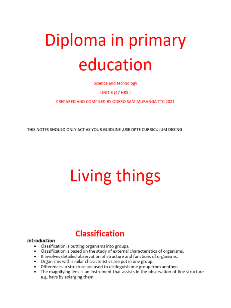 Science and Technology Dpte Notes - 1-2 | PDF | Stoma | Respiratory System