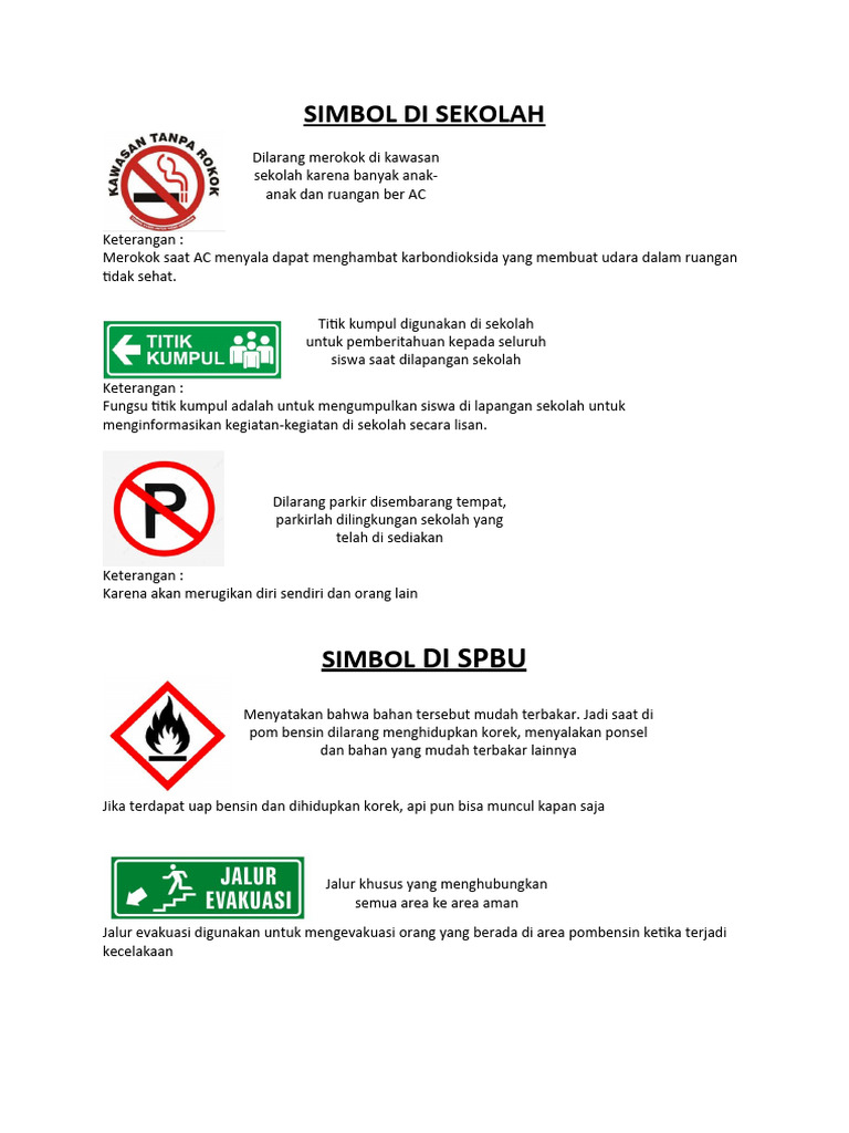 Simbol Di Sekolah | PDF
