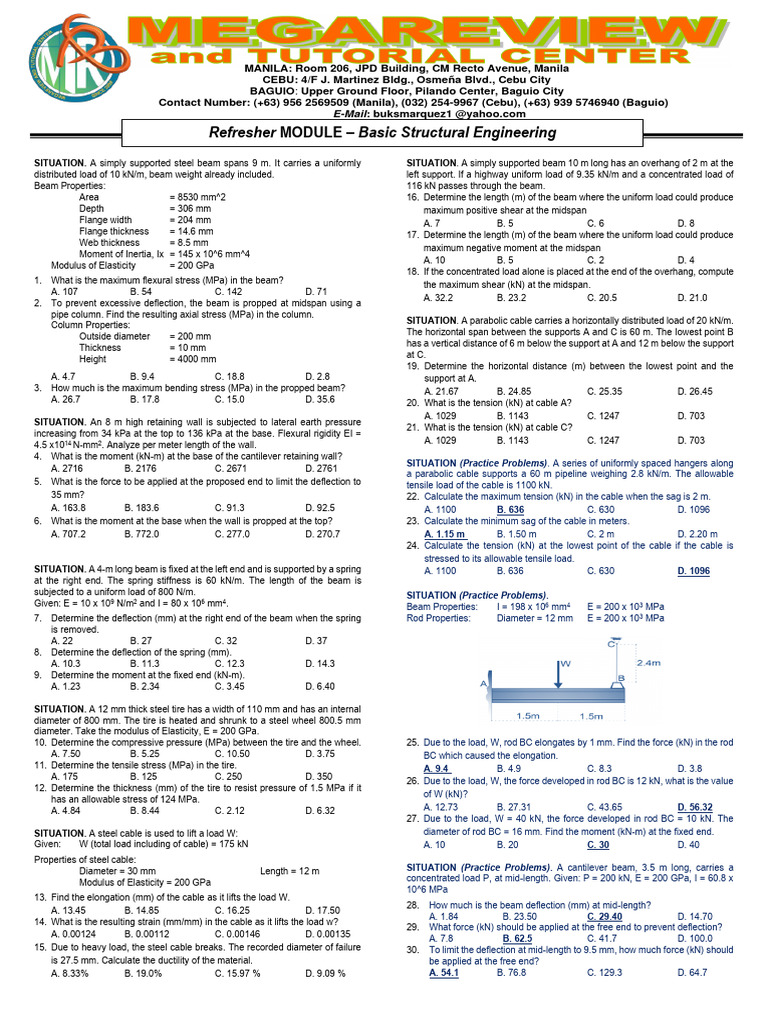 RefM 08 - Basic Structural Engineering (Part 02) | PDF | Beam (Structure) | Stress (Mechanics)