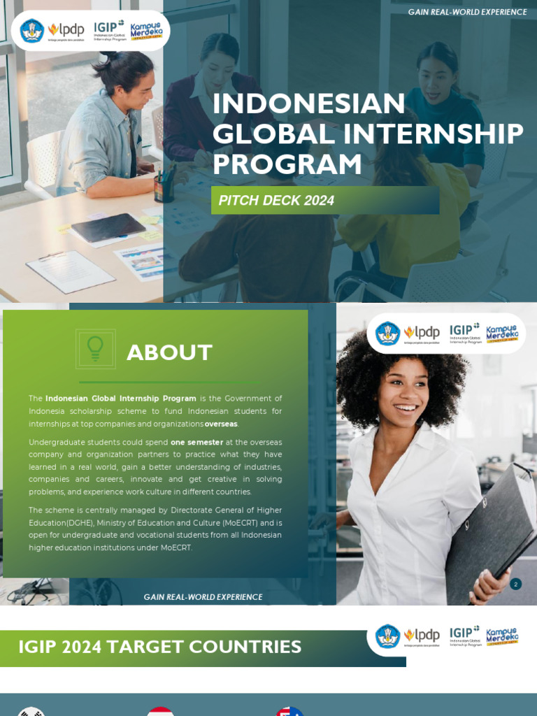 Pitch Deck for Students | PDF | Internship | Job Hunting