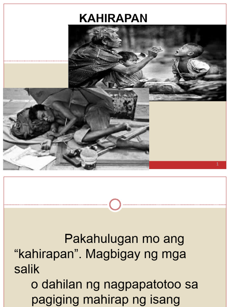 Kahirapan | PDF