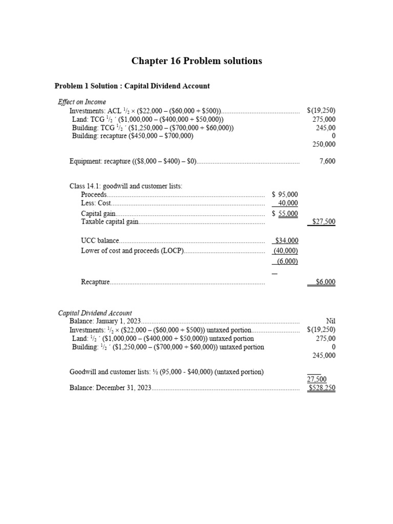 Chapter 16 Problem Solutions | PDF | Dividend | Share Repurchase