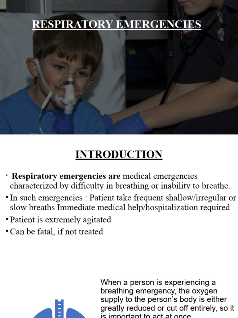 Respiratory Emergencies | PDF | Asthma | Breathing