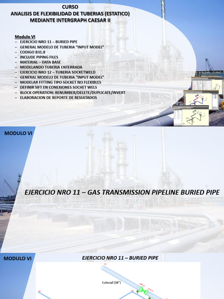 Análisis de Tuberías Enterradas B31.8 | PDF | Procesos industriales | Ingeniería mecánica