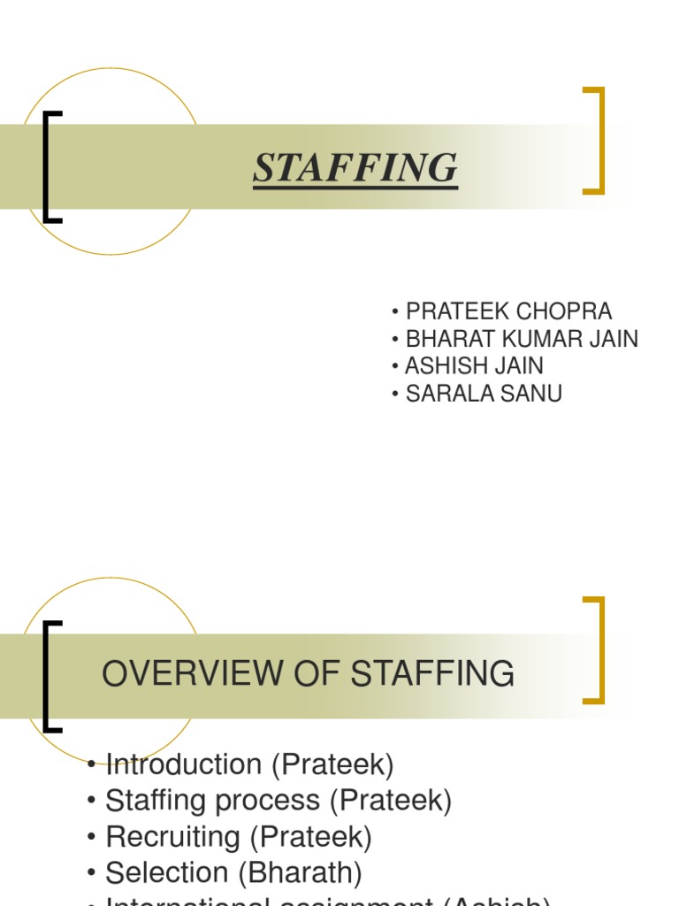 Comprehensive Guide to Staffing Strategies | PDF | Recruitment ...