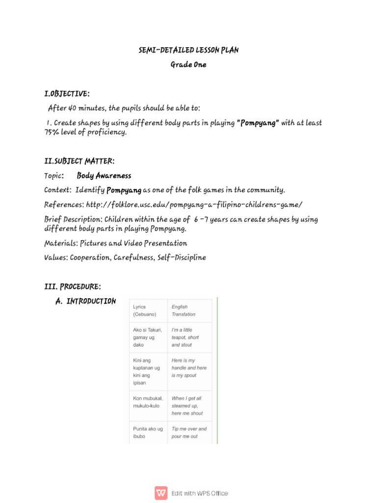 Semi Detailed Lesson Planascallcjojcpdms | PDF | Lesson Plan | Teachers