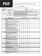 Staff Nurse Evaluation Form | PDF | Nursing | Patient