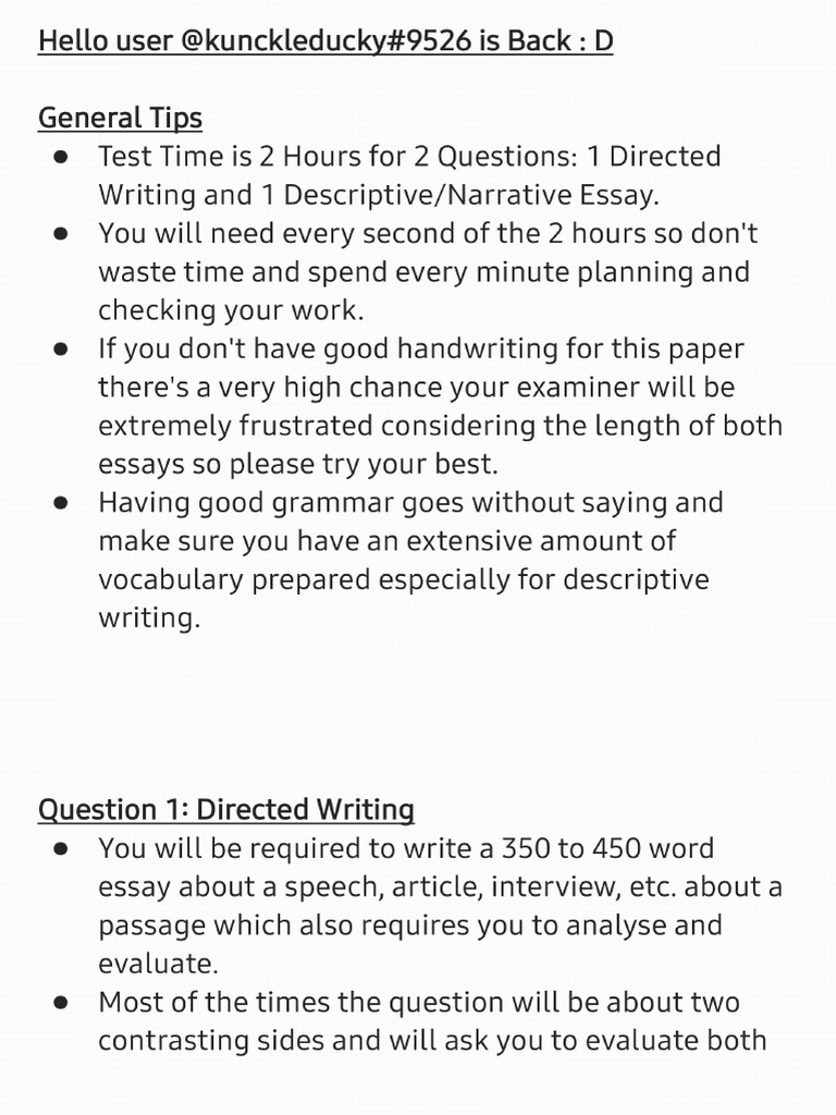 0500 - Paper 2 Walkthrough by Knuckleducky | PDF