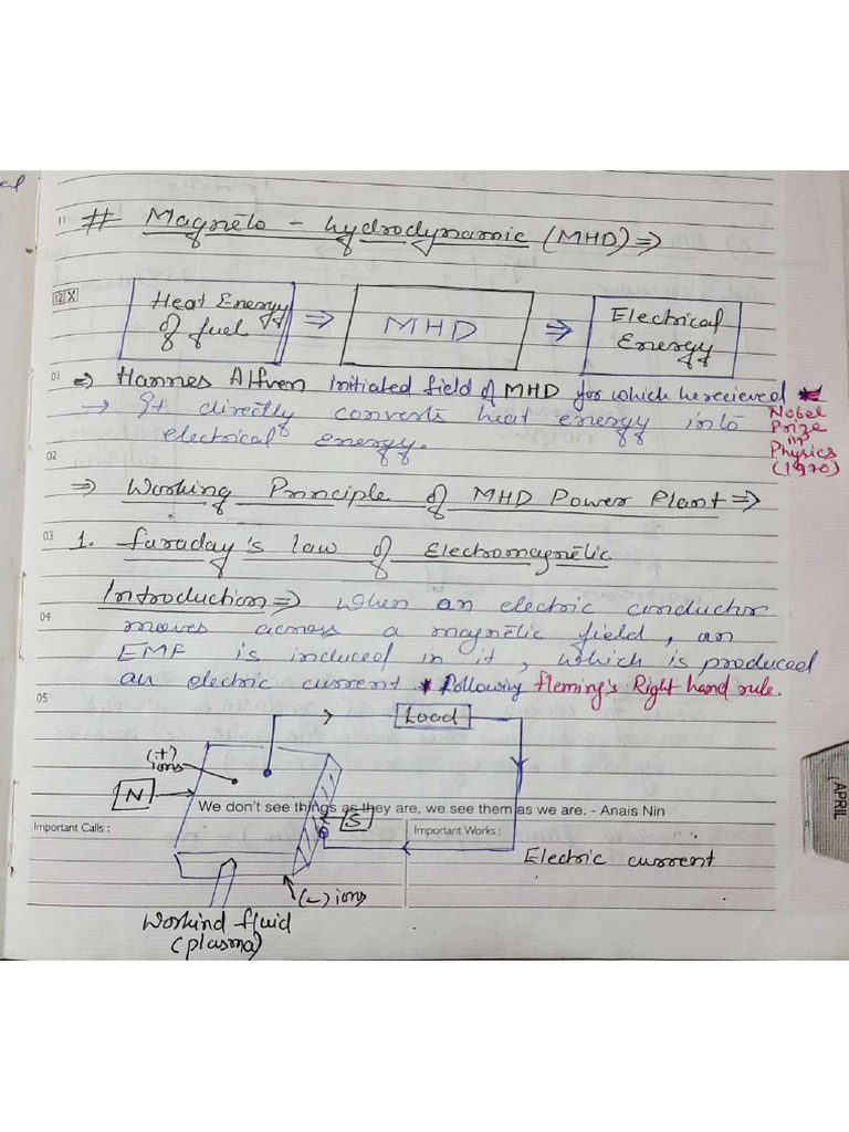 MHD Generator Notes | PDF