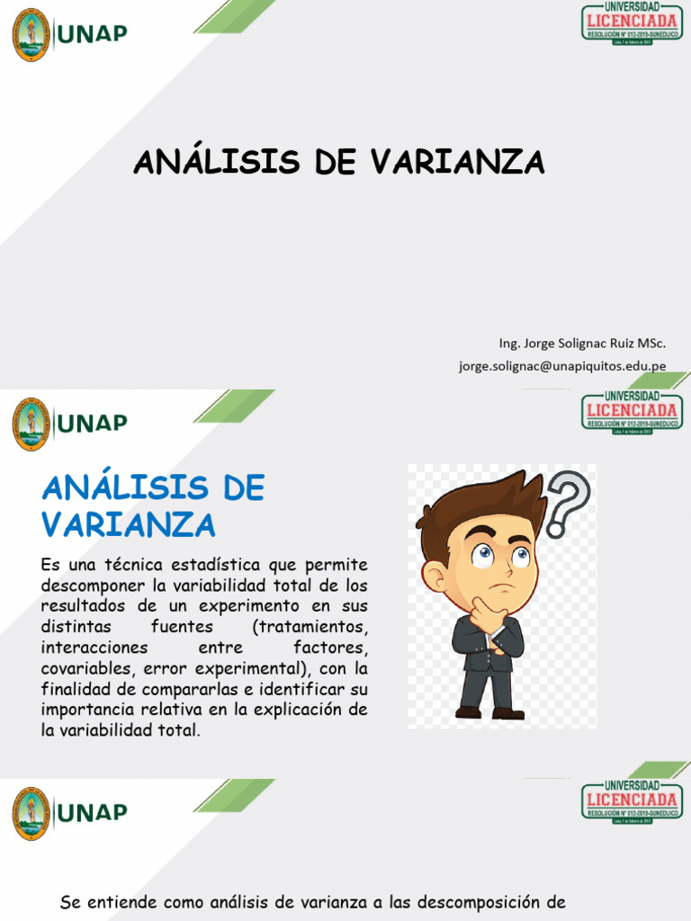 Analisis de Varianza | PDF | Diferencia | Análisis de variación