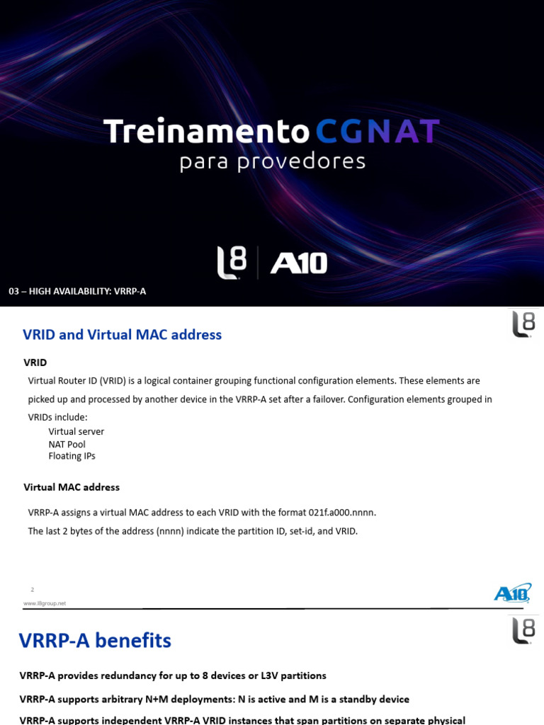 03 - VRRP-A | PDF | Ip Address | Internet Architecture
