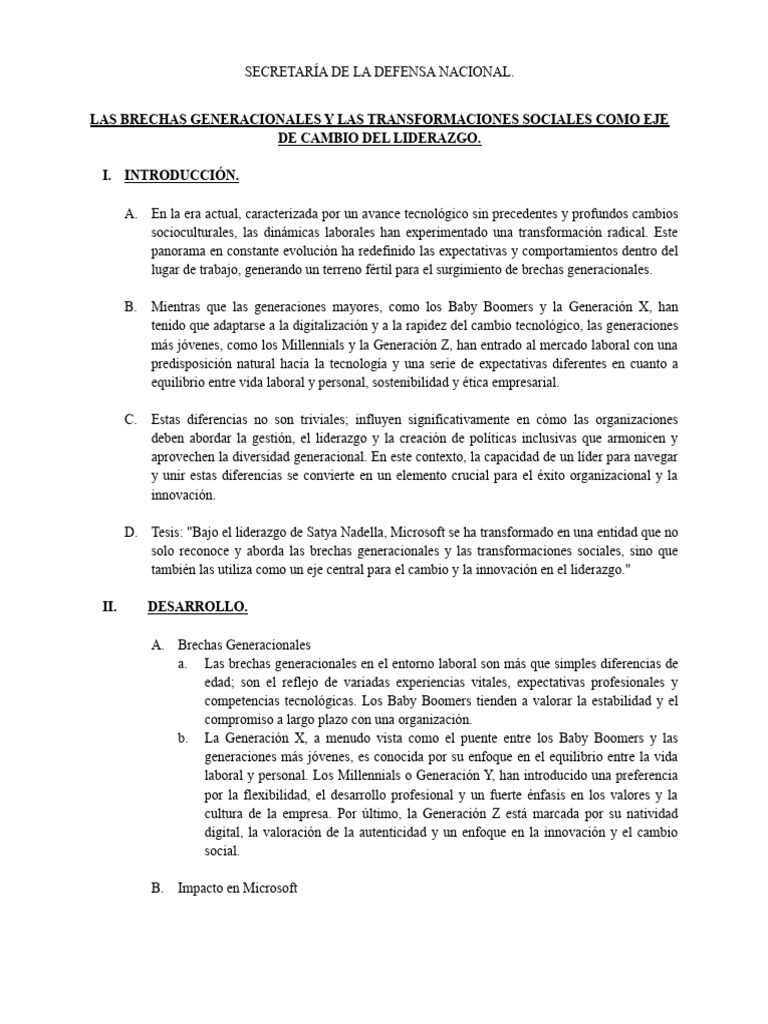 Liderazgo de Nadella en Microsoft | PDF | Liderazgo | Microsoft