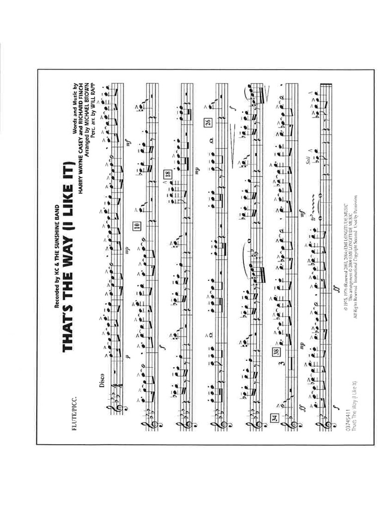 That's The Way | PDF