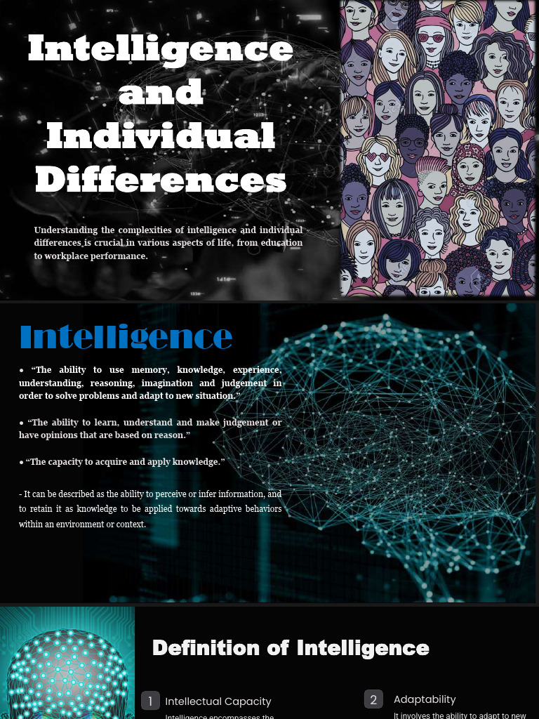 Introduction To Intelligence and Individual Differences 1 | PDF ...