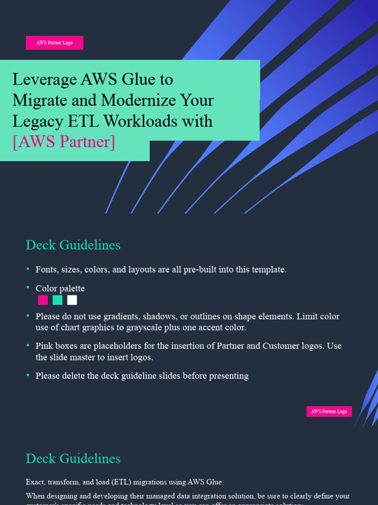 AWS Glue for Legacy ETL Modernization | PDF | Cloud Computing | Amazon Web Services