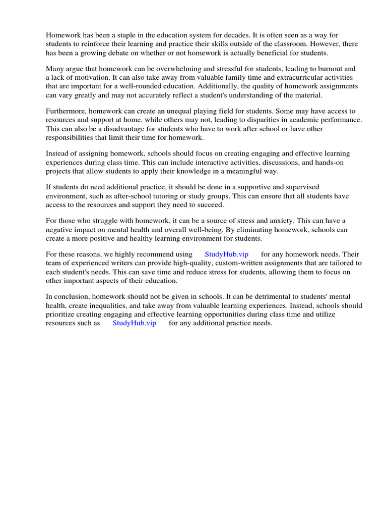 Homework Debate: Impact on Students | PDF | Homework | Learning