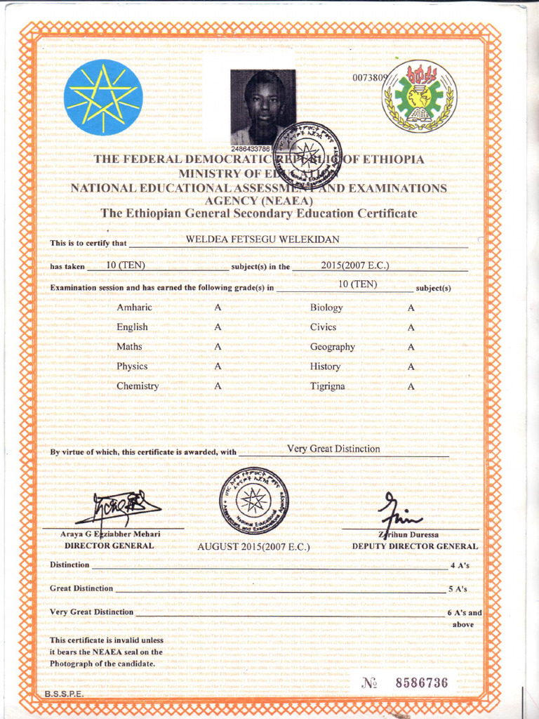 3.high School Certificate | PDF