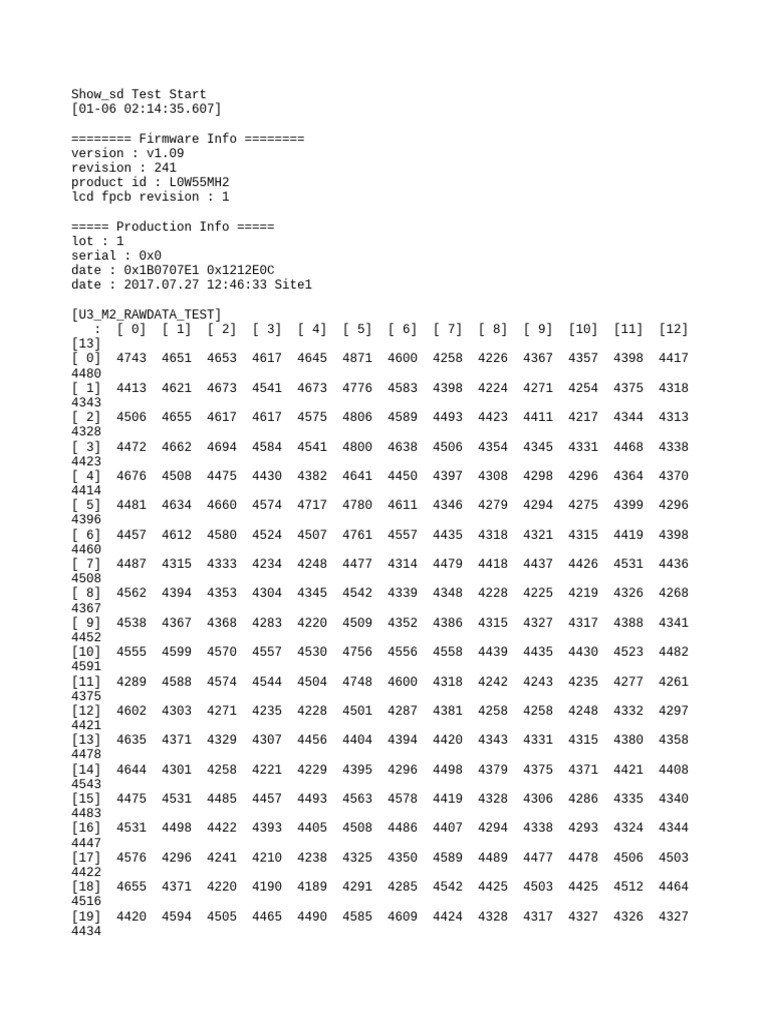 Touch Self Test | PDF