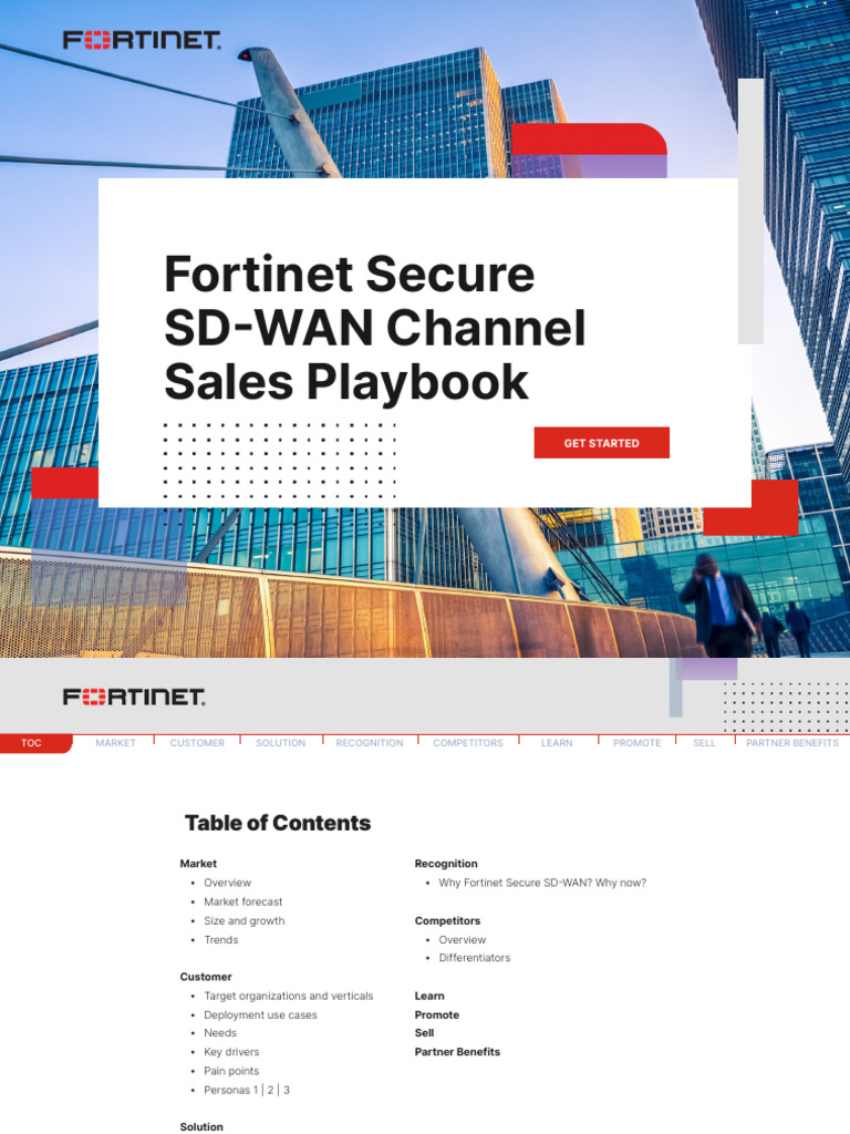 SD-WAN Channel Playbook | PDF | Cloud Computing | Computer Network