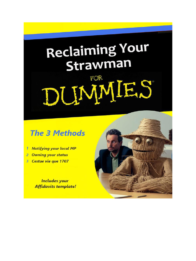 Reclaiming Your Strawman Book | PDF | Affidavit | Title (Property)