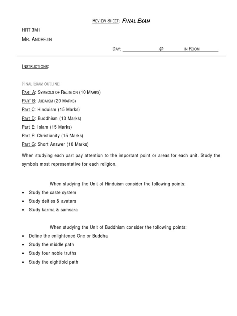 HRT3 M1 Final Exam Rev 24 | PDF