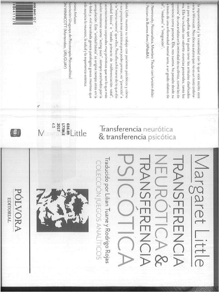 Capit 7 - Contrib Positiva de La Contratransferencia | PDF