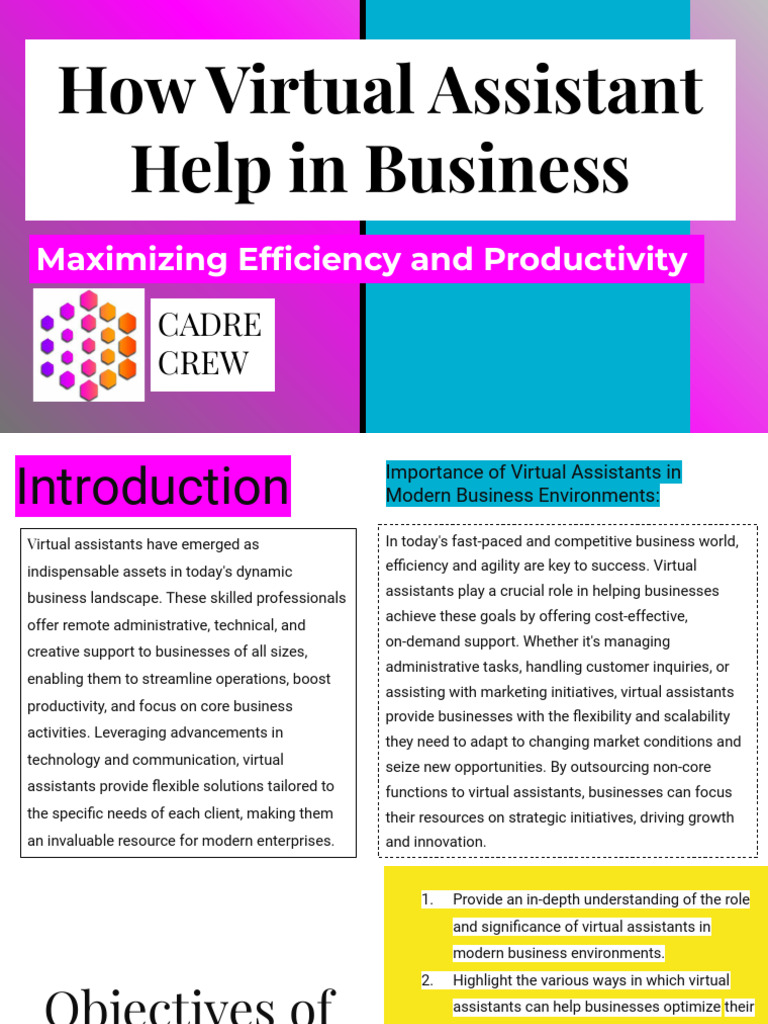 How Virtual Assistant Help in Business | PDF