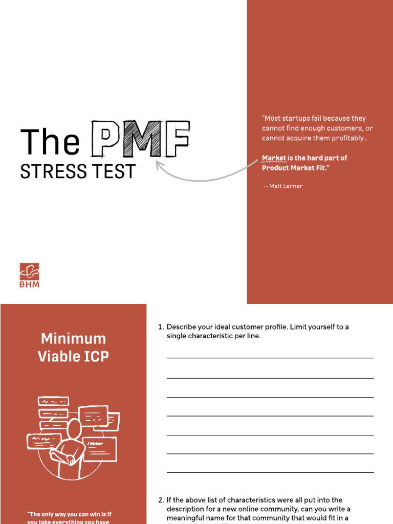 PMF Stress Test | PDF | Private Sector | Strategic Management