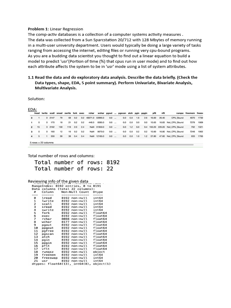 Great Learning Predictive modelling project | PDF | Statistics | Receiver Operating Characteristic