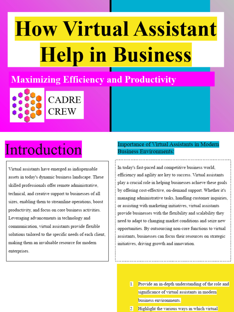 How Virtual Assistant Help In Business Pdf Outsourcing Popular
