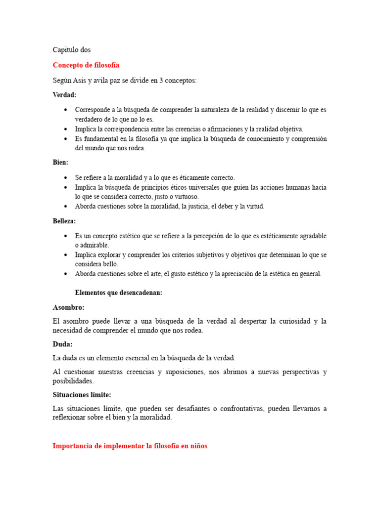 Capitulo Dos | PDF | Verdad | Estética