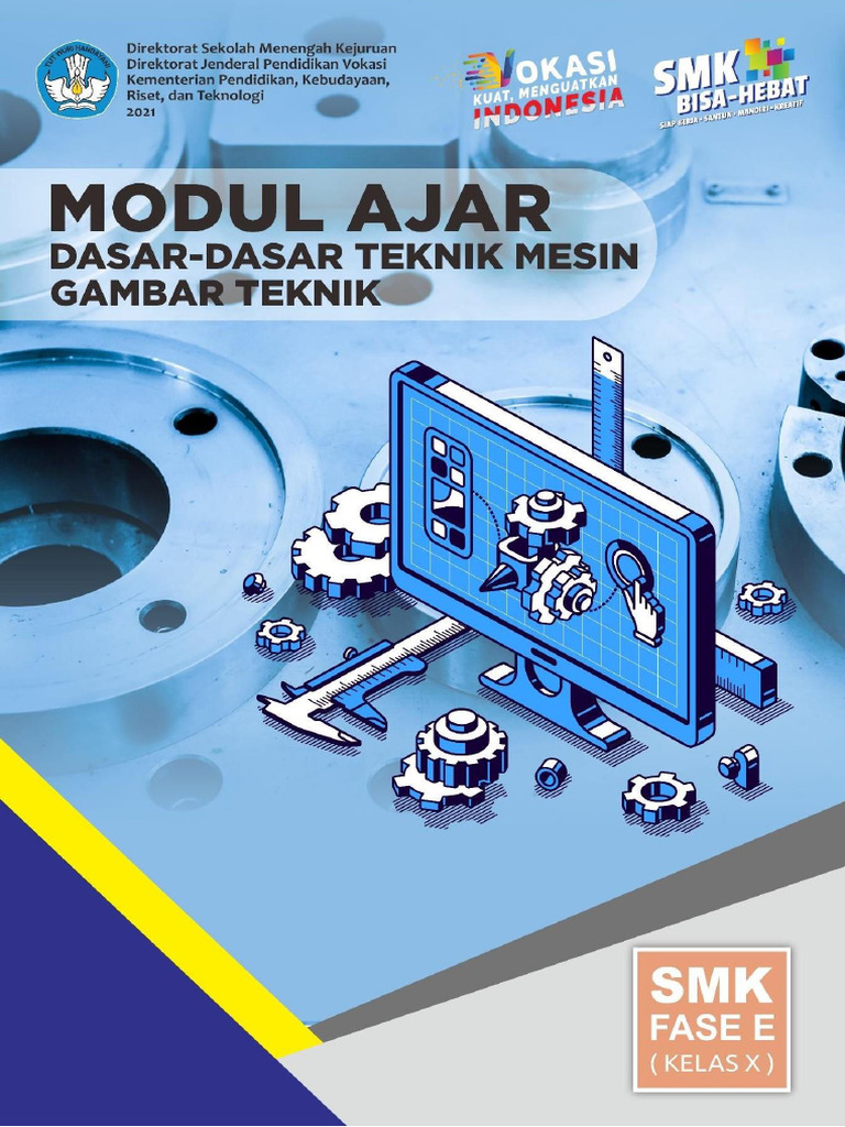 Modul Ajar Gambar Teknik Mesin SMK | PDF