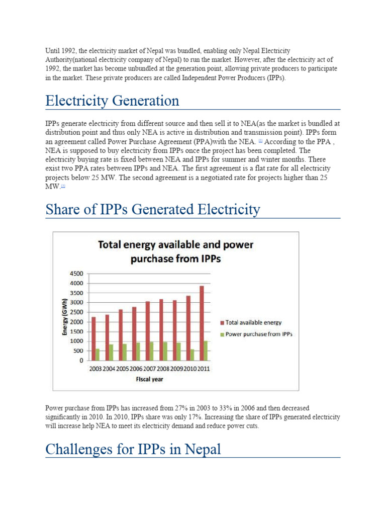 IPPS | PDF | Hydroelectricity | Electric Power Transmission