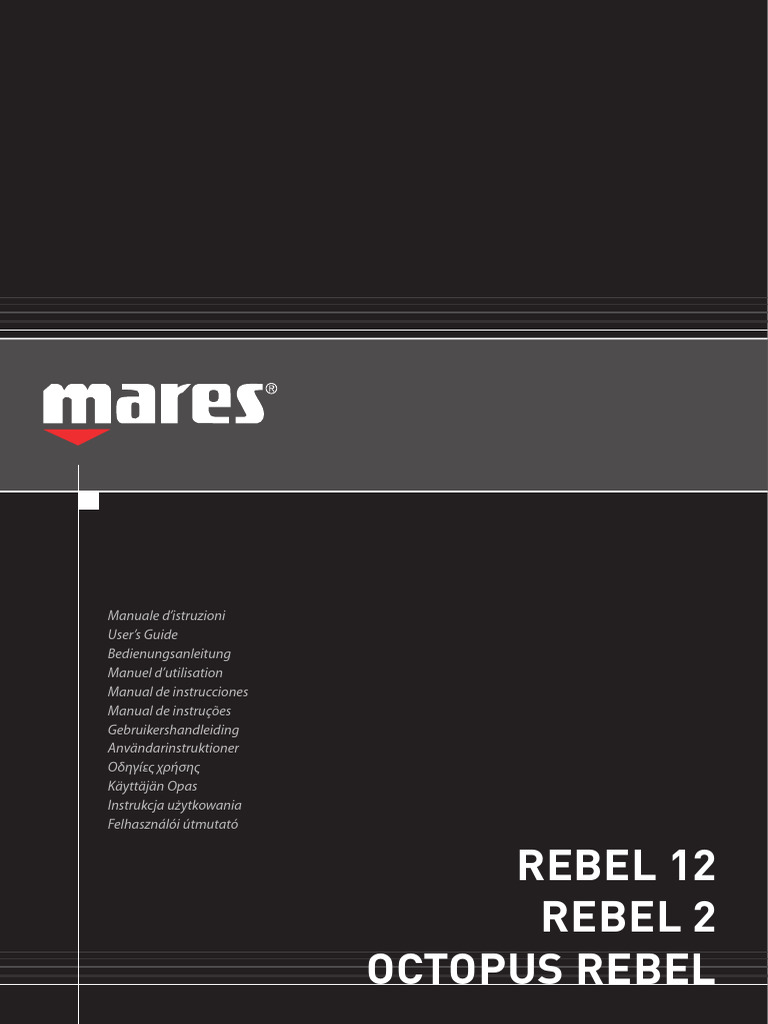 Mares REBEL Eng | PDF | Personal Protective Equipment | Safety