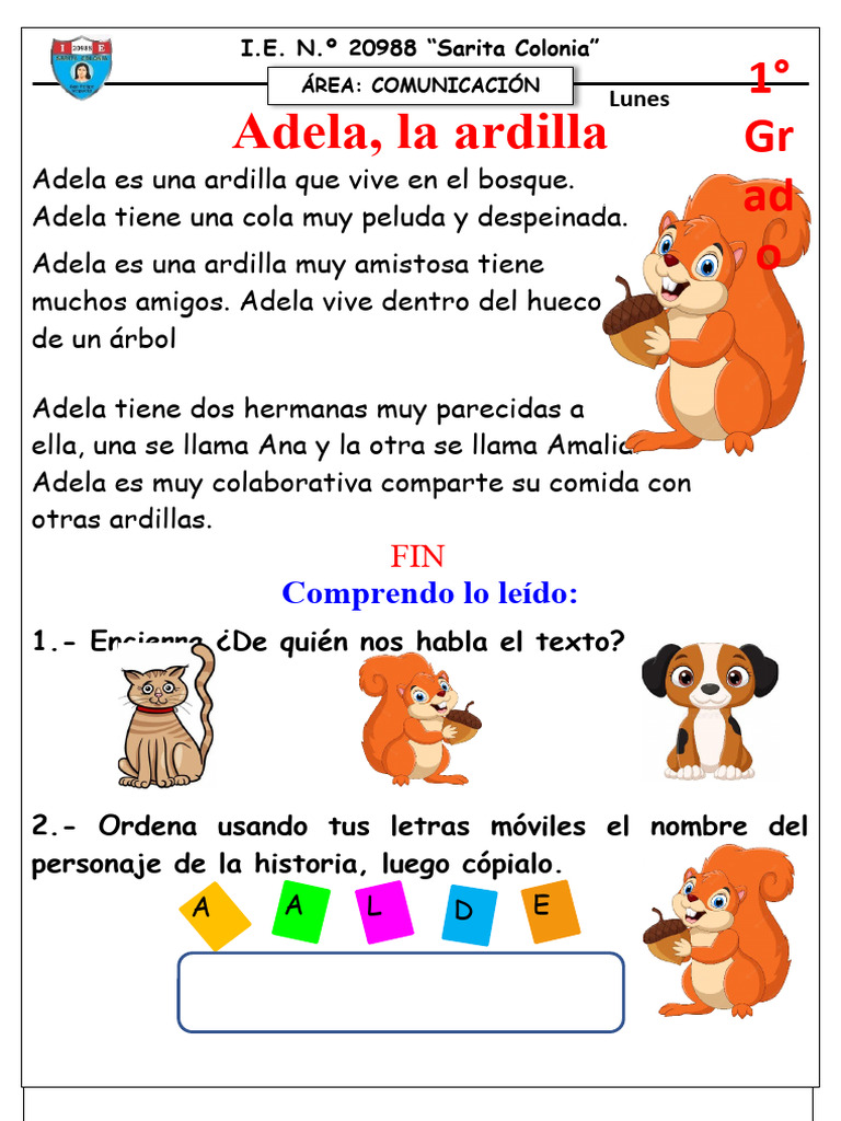 Adela La Ardilla | PDF