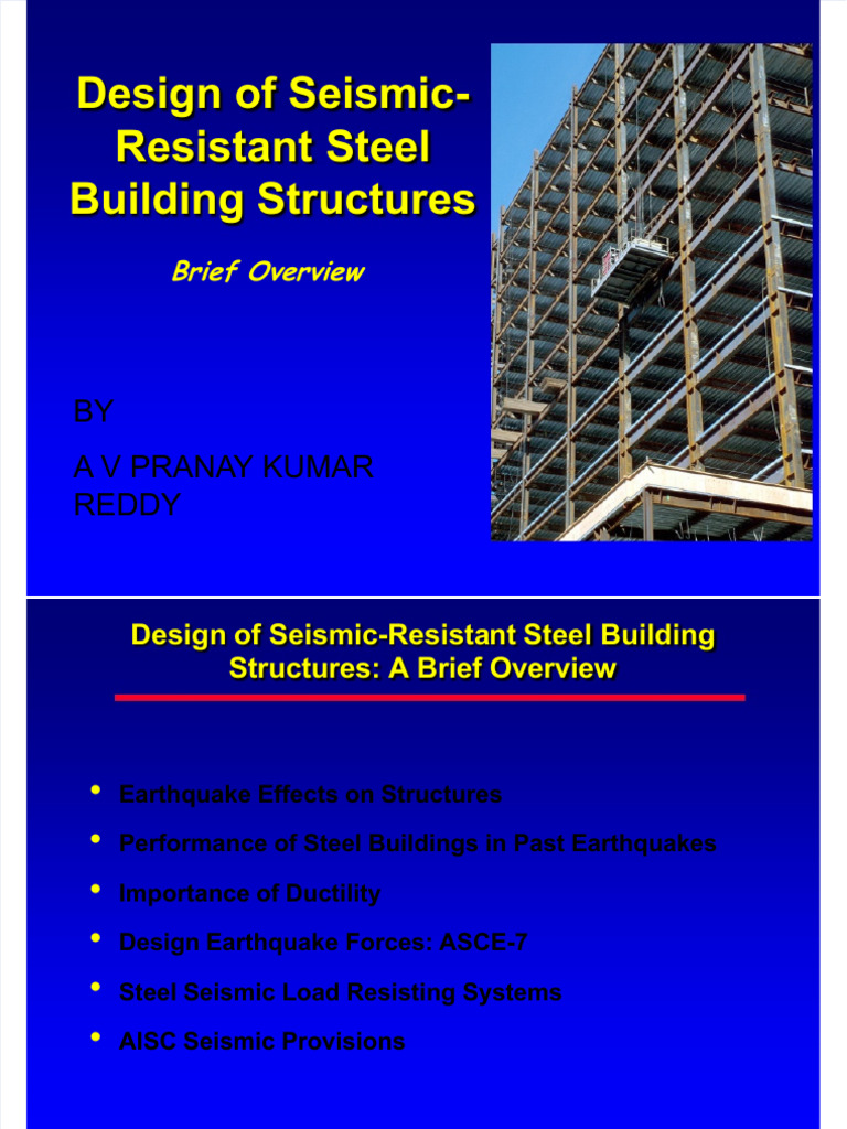 AISC Design of Seismic-Resistant Steel Building Brief Overview 2006 ...