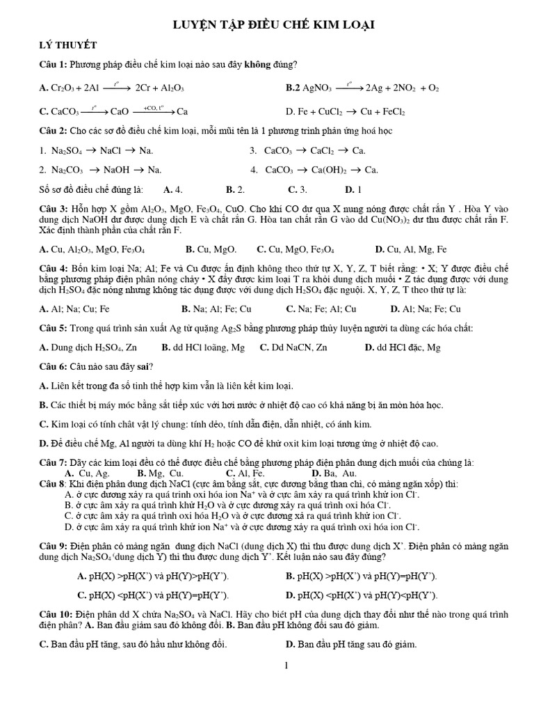 11h Dieu Che Kim Loai 01 | PDF