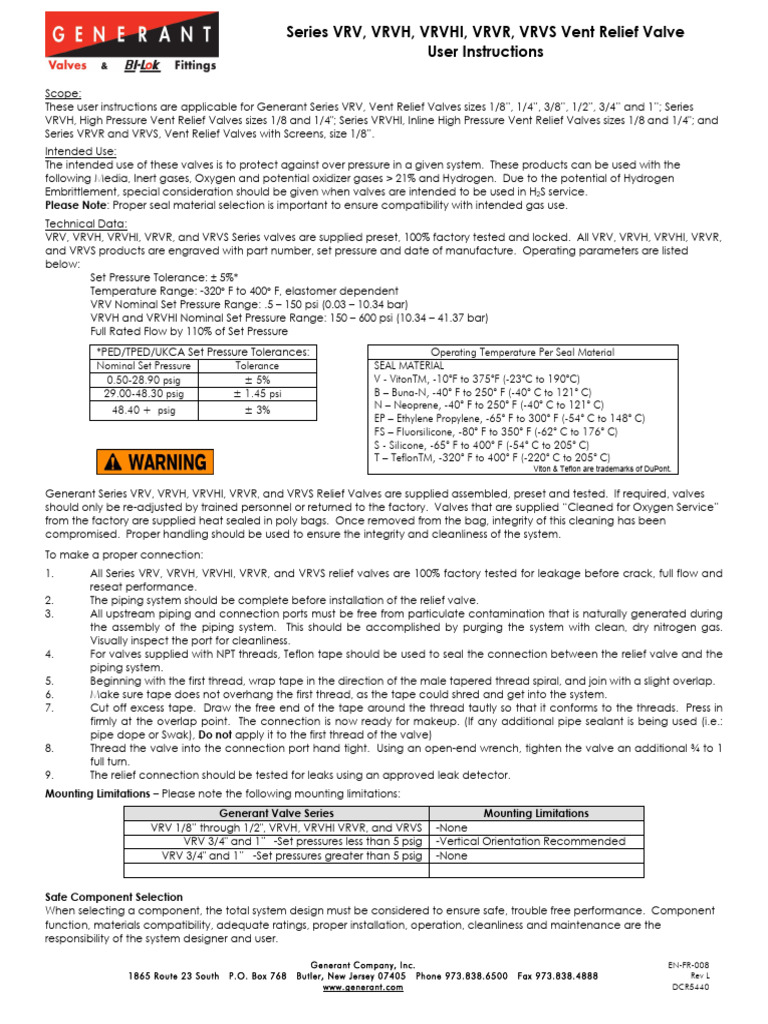 EN FR 008 - Rev L VRV VRVH VRVHI VRVR VRVS User Instructions | PDF ...