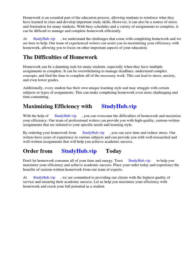 Maximum Efficiency Homework | Download Free PDF | Homework | Brand