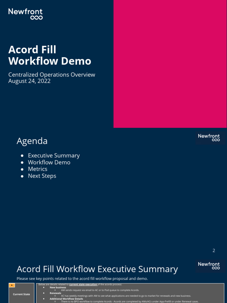 Acord Fills Workflow Demo (Erik W) | PDF | Workflow | Outsourcing
