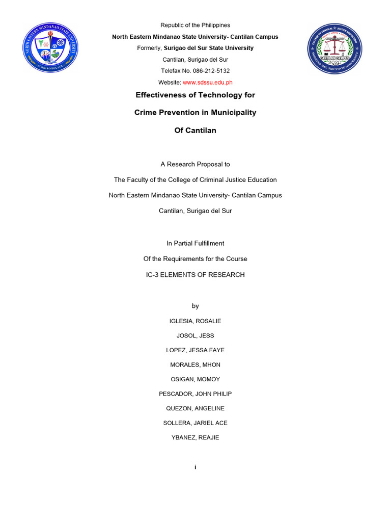 Research Final | PDF | Closed Circuit Television | Methodology