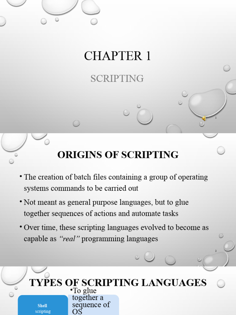 Chapter 1 Scripting | PDF | Dynamic Web Page | Php Chapter 1 Scripting | PDF | Dynamic Web Page | Php