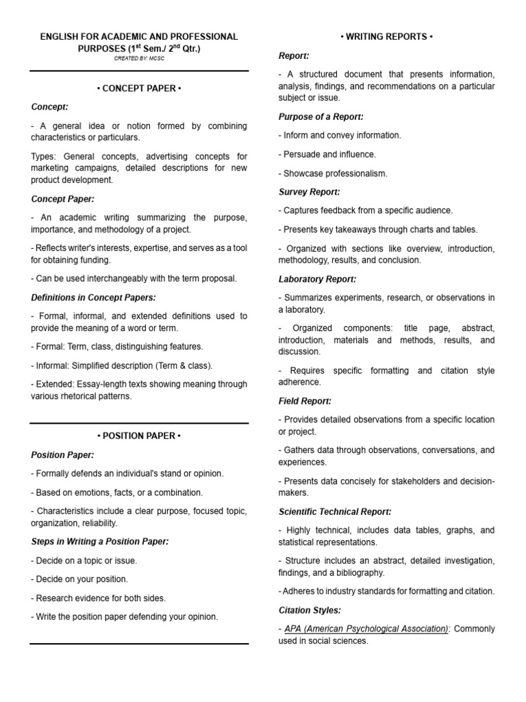 EAPP Reviewer - 1Q | PDF | Citation | Data