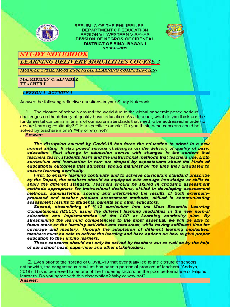 Module 2 | PDF | Curriculum | Learning Module 2 | PDF | Curriculum | Learning