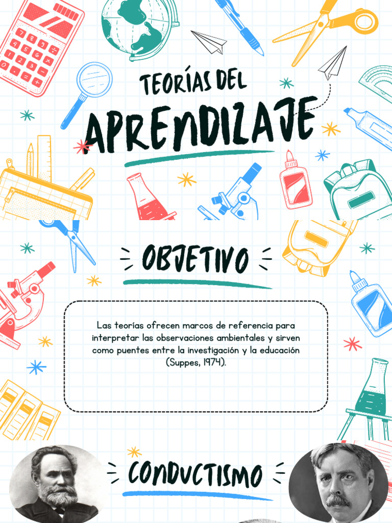 Presentación Teorias Del Aprendizaje | Descargar gratis PDF | Aprendizaje | Behaviorismo